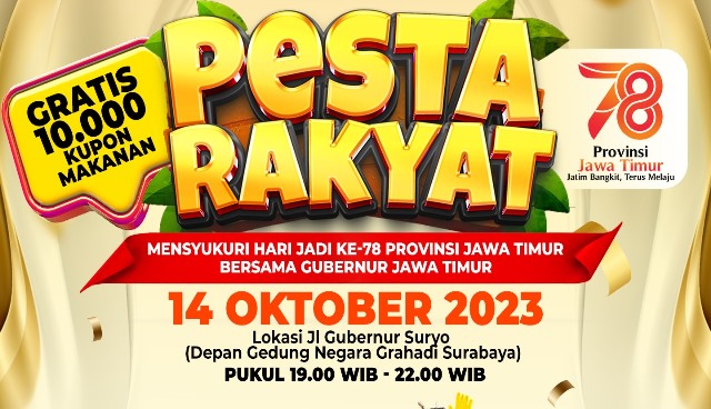 Nanti Malam, Ada Happy Asmara di Pesta Rakyat Hari Jadi Provinsi Jatim Ke-78 – Surabaya Today