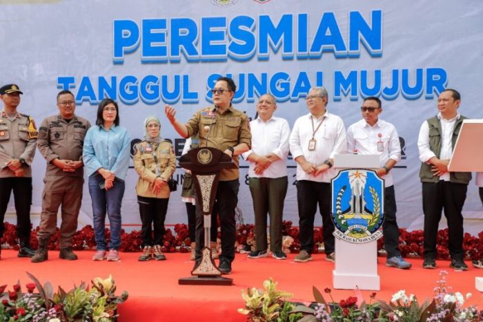 Tanggul Sungai Mujur dan Jembatan Kloposawit Lumajang Diresmikan – Surabaya Today