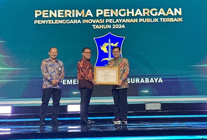 Pemkot Surabaya Raih Penghargaan Penyelenggara Inovasi Pelayanan Publik Terbaik 2024 dari ...